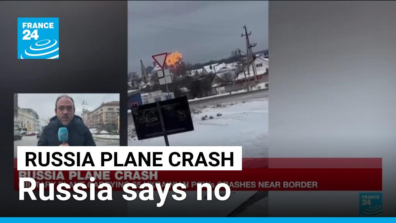Russia says no survivors in crash of plane reportedly carrying 65 Ukrainian POWs - France 24